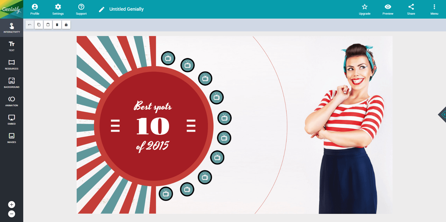 Créer des infographies interactives avec Genially